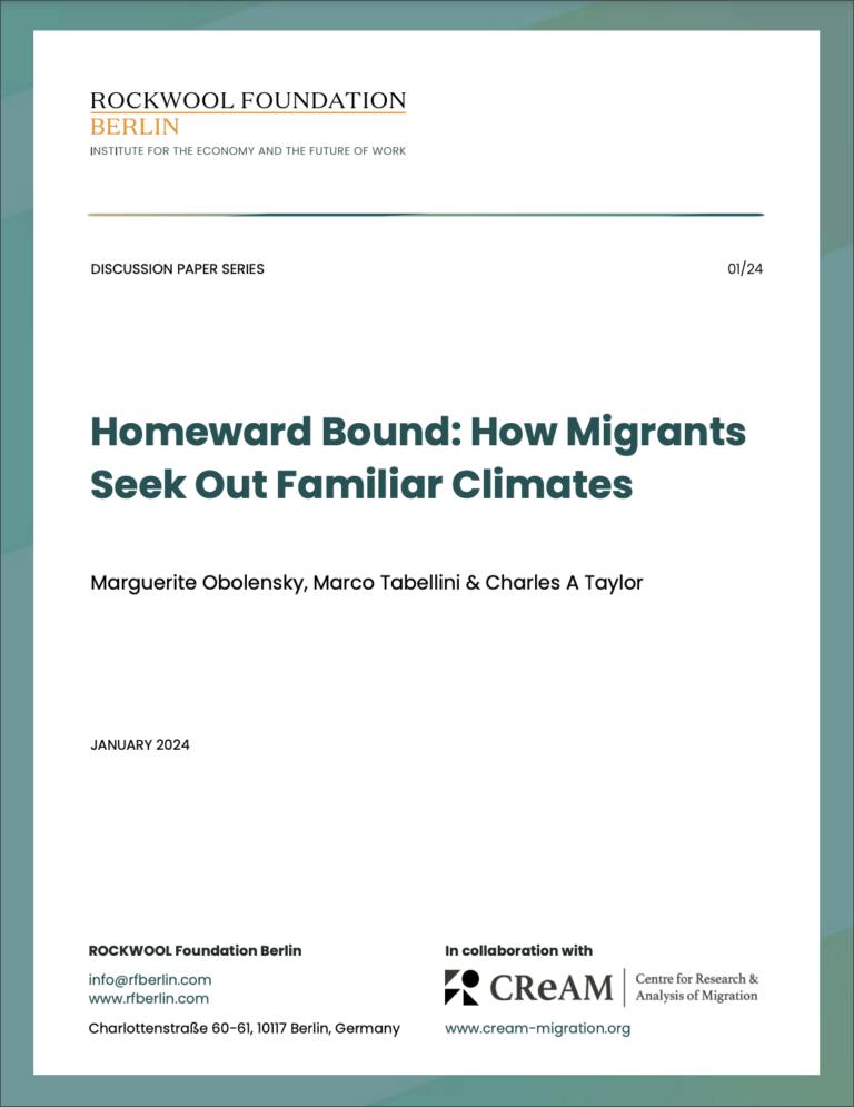 Introduction of the RFBerlin – CReAM Discussion Paper series – RFBerlin
